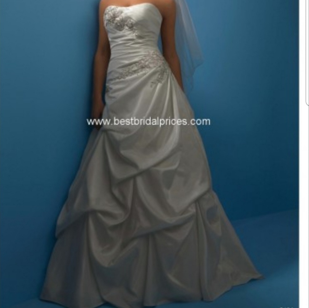 Alfred Angelo Strapless & Corset Wedding Dress - Gem